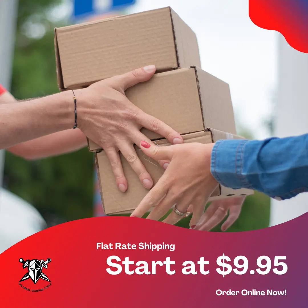 Affordable Flat Rate Shipping for Small Items - Colossal Diamond Tools ...