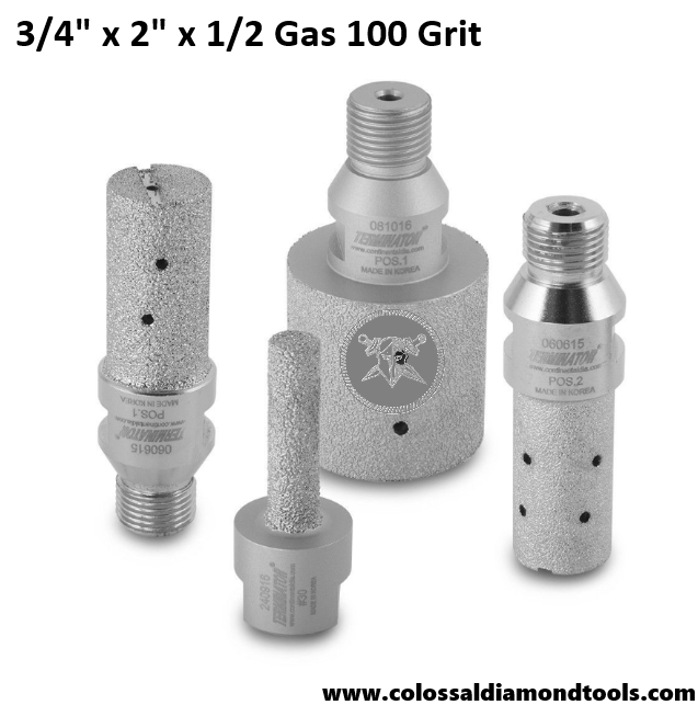 TERMINATOR® Terminator Vacuum Brazed 1/2" Gas Clean Up Bits 3/4" 2 ...