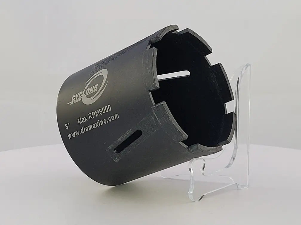 Diamax 3" Cyclone Core Bit X4D3000 - Colossal Diamond Tools, LLC Core