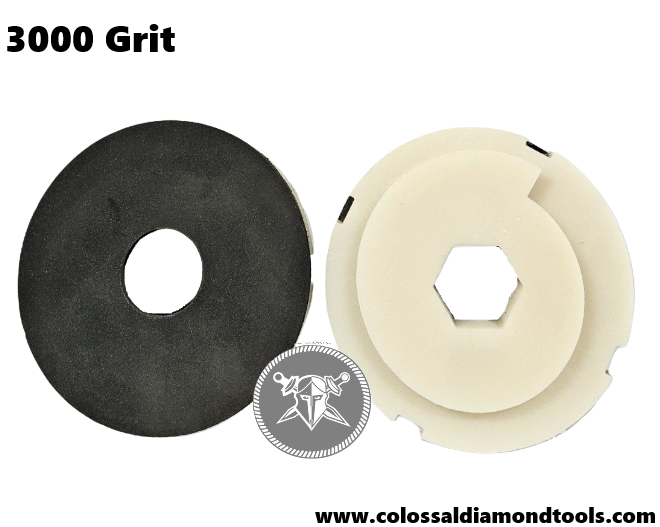 Sentinel 3000 Grit Bullnose 5" In Line Pad Snail Lock E1SB53000 ...