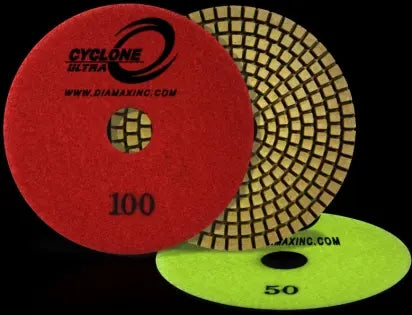 Diamax 4" Cyclone Ultra Pads 3000 Grit D1CU43000 - Colossal Diamond ...