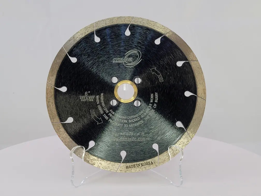 Diamax 6" Cyclone Continuous Slot Blade B5C6 - Colossal Diamond Tools ...