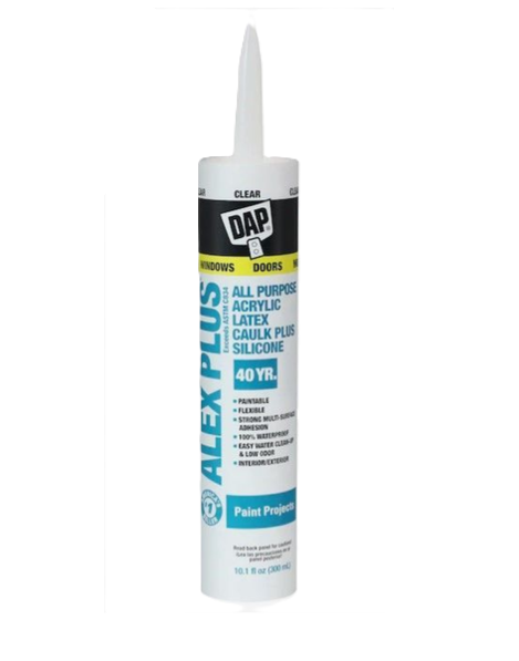 DAP Global Inc. Dap 18071 10.1 oz Clear Alex Plus Caulk A2DC ...