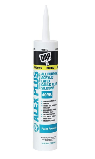 DAP Global Inc. Dap 18152 10.1 oz White Alex Plus Caulk A2DW ...