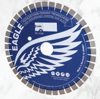 DIABU Blue Eagle 16" Quartzite Cutting Bridge Saw Blade B18BE16 ...