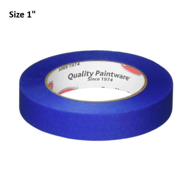 Dynamic 99764 1" Premium Masking Blue Tape A0DB1 - Colossal Diamond ...