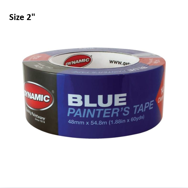 Dynamic Dynamic 99766 2" Premium Masking Blue Tape A0DB2 - Colossal ...