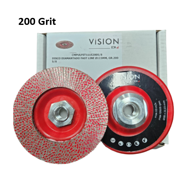 Vision Disco 200 Grit Diamantado Fast Line C0V220 - Colossal Diamond ...