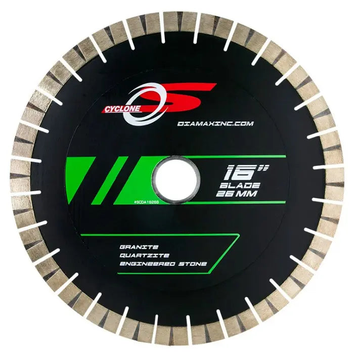 Diamax Cyclone 16" S Reinforced Bridge Saw Blade 26mm B15C16 ...