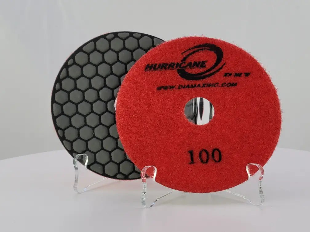 Diamax Hurricane Dry Standard Hex Pad 4" Grit 100 D2H100 - Colossal ...