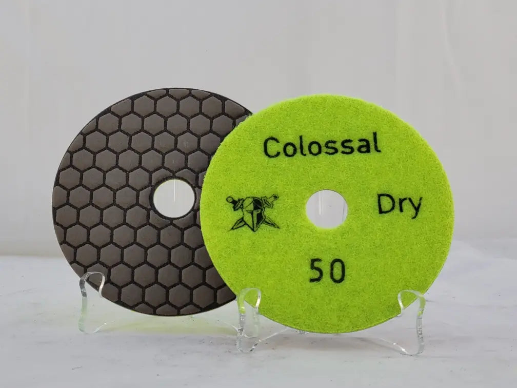 Colossal Tools Swift Hex Dry Pad 4" 50 Grit D2SD450 - Colossal ...