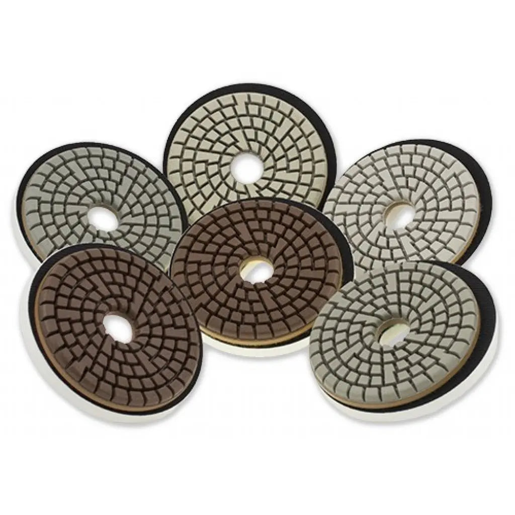 TERMINATOR® Terminator 5" In Line Pads Offset Bullnose 400 Grit Copper ...