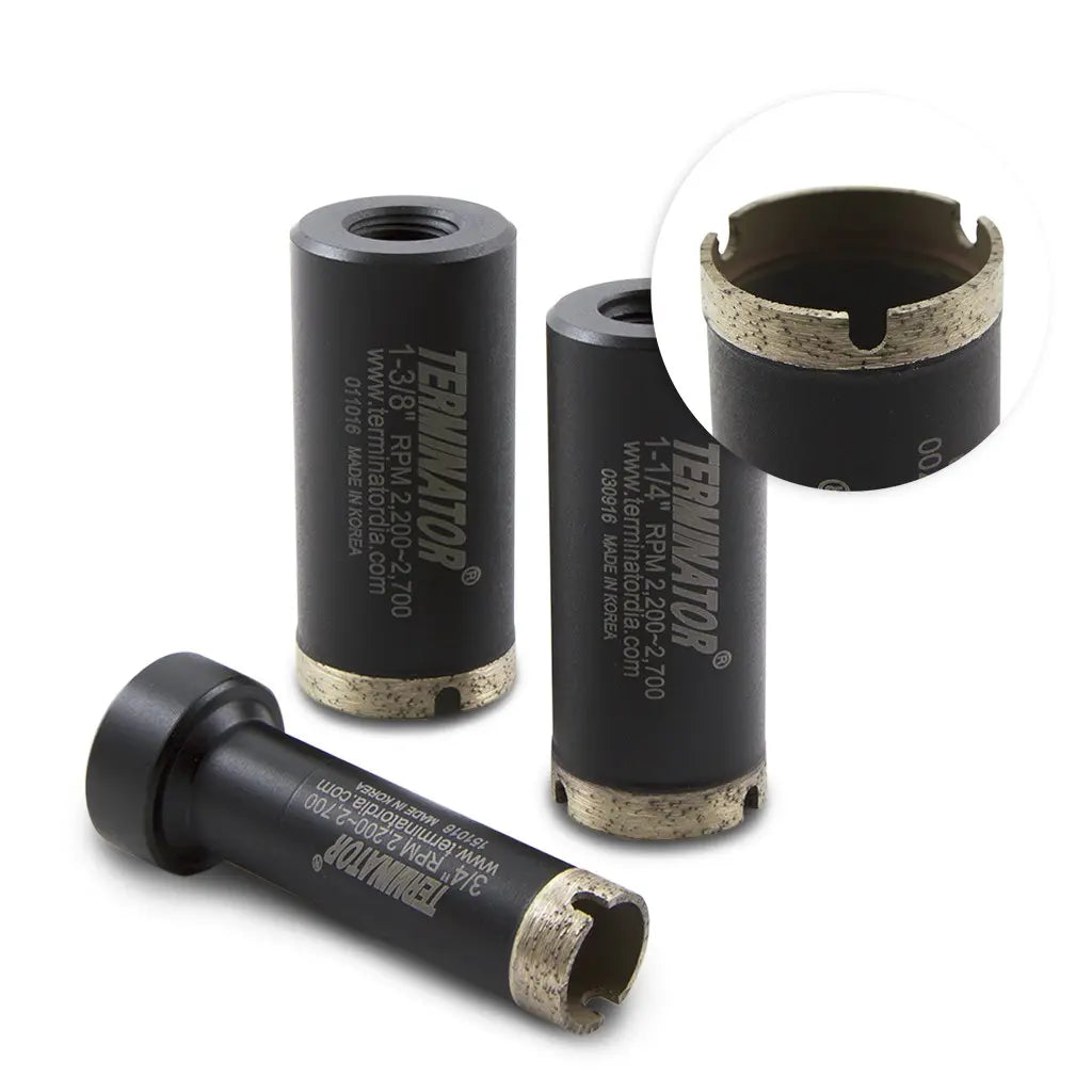 TERMINATOR® Terminator Continuous Thin Wall Core Bits 1 1/2" - Colossal ...