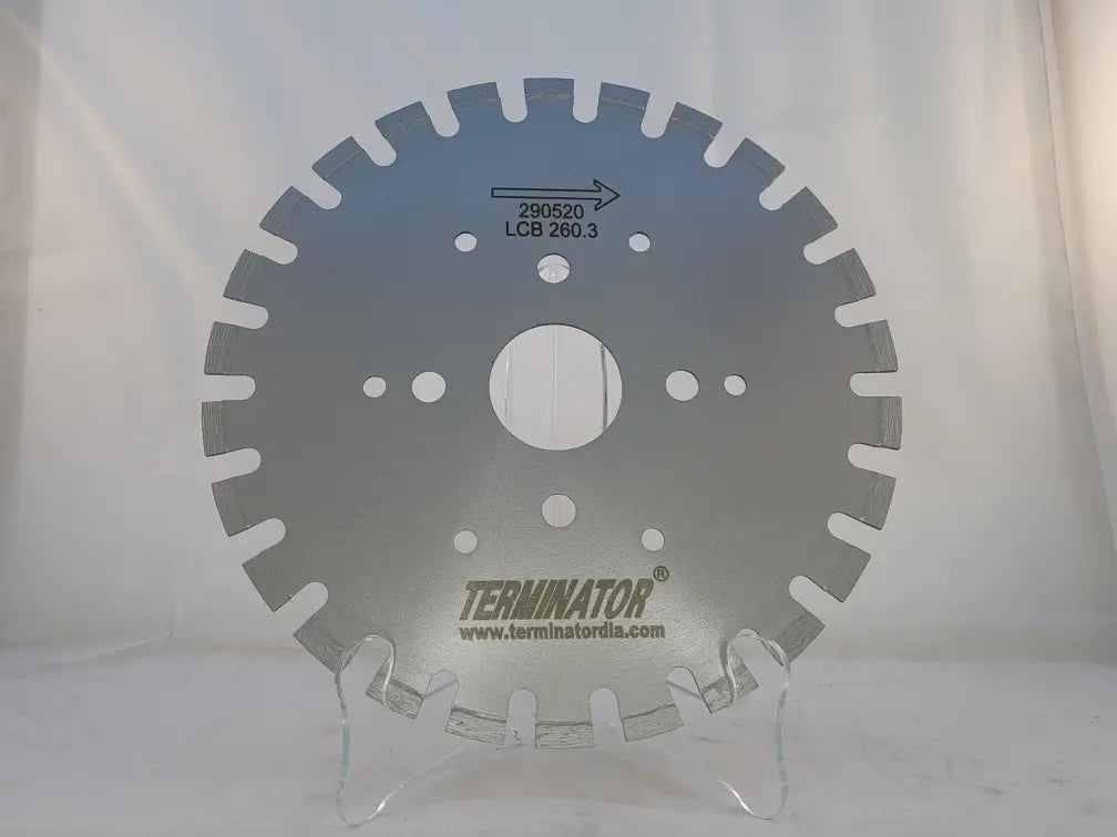 TERMINATOR® Terminator Slot Cutting Blade 260 mm Diameter 3mm Wide ...