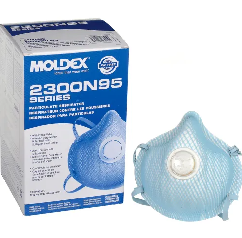 Moldex 2300N95 Respirators Box of 10 U3M2300 - Colossal Diamond Tools, LLC