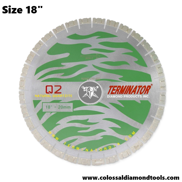 TERMINATOR® Terminator 18" x 20mm Q2 Nano Quartzite B18T18Q2 ...
