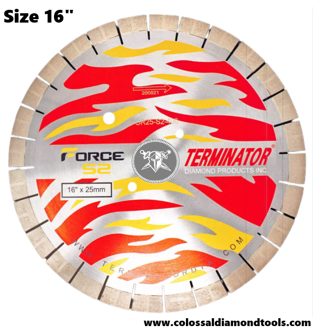 TERMINATOR® Terminator Force S2 16" x 25mm B15TFS216 - Colossal ...