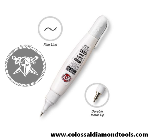 Colossal Tools SKM Super Metal Markers White A0WHT - Colossal ...