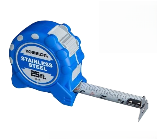 Komelon Co. Ltd 25' Komelon Measuring Tape Stainless Steel A025 ...