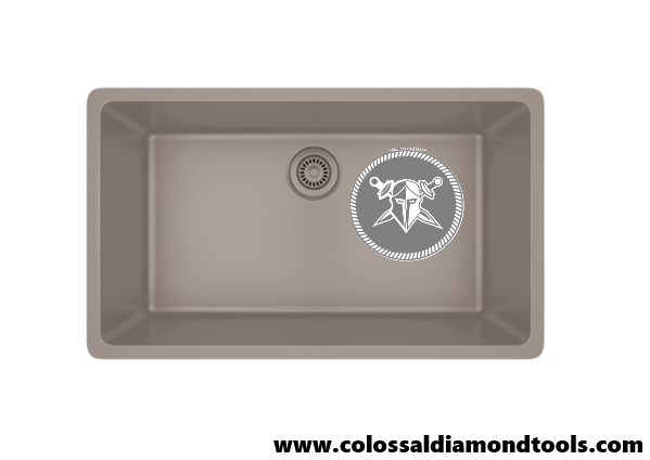 Dakota Plumbing Products Dakota Quartz Composite Sink Single Bowl ...