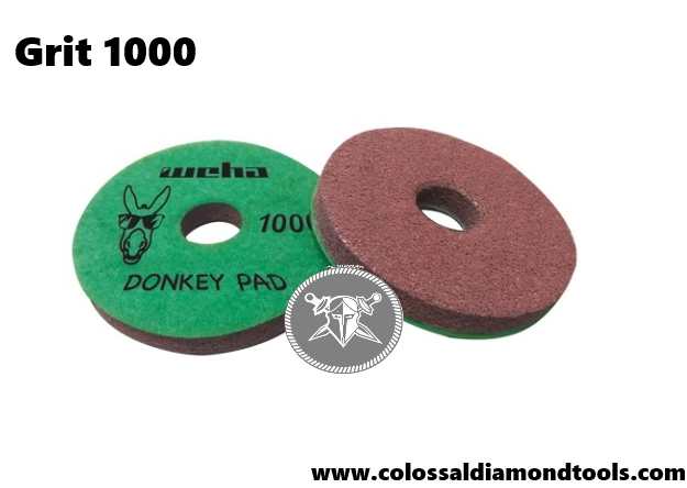 Weha Weha 6" Donkey Pad 1000 Grit D6WD61000 - Colossal Diamond Tools ...